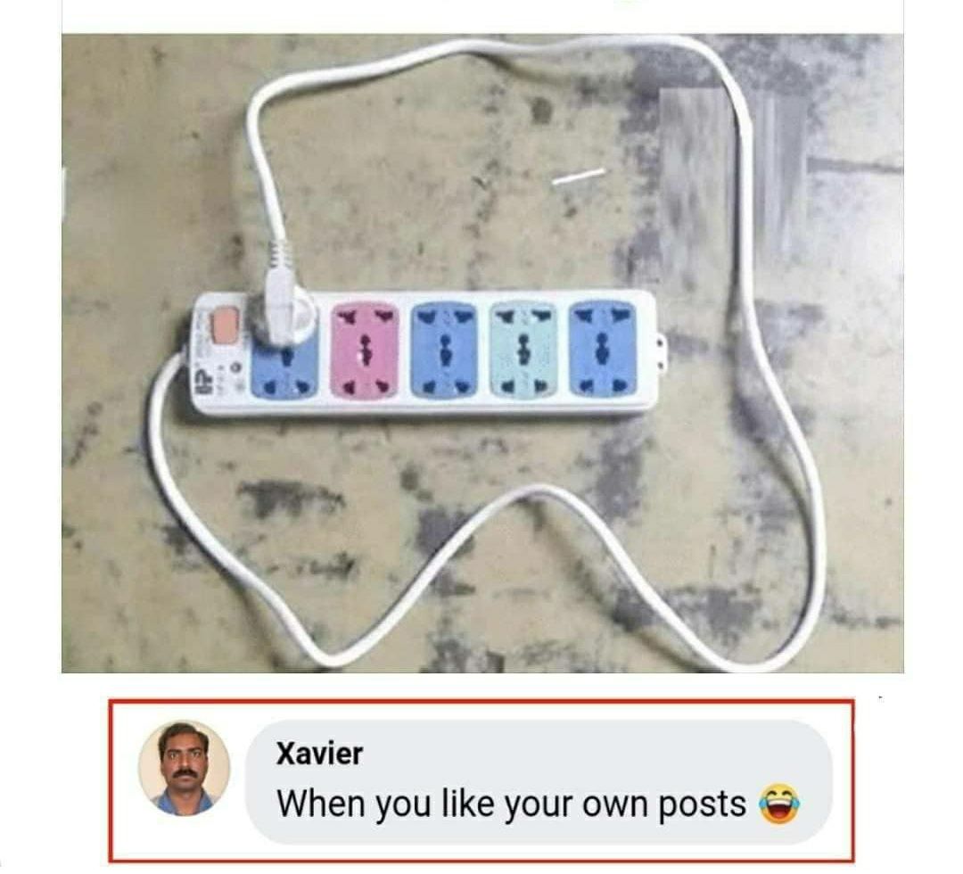 Liking Your Own Comment Meme