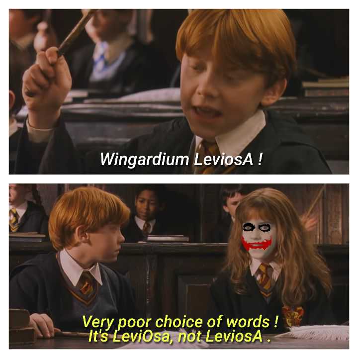 Hermione Leviosa Meme