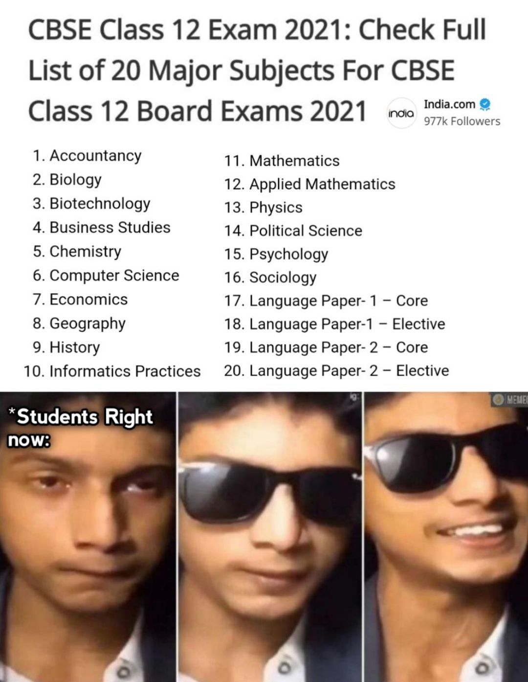 Political Science Major Meme