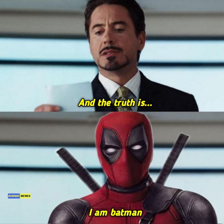Deadpool And Batman Meme